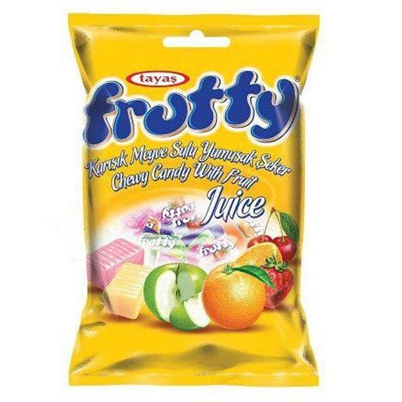 Tayas Frutty Fruktkarameller 170g | Myke karameller med fruktsmak ...