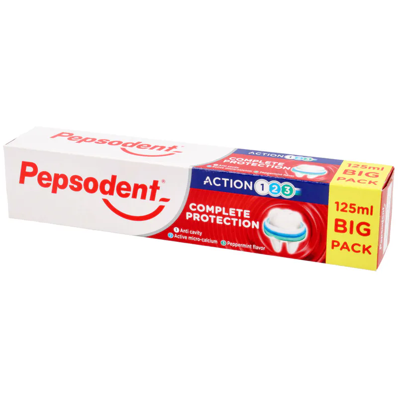 Pepsodent tannkrem Complete Protection Action 125ml | Daglig ...